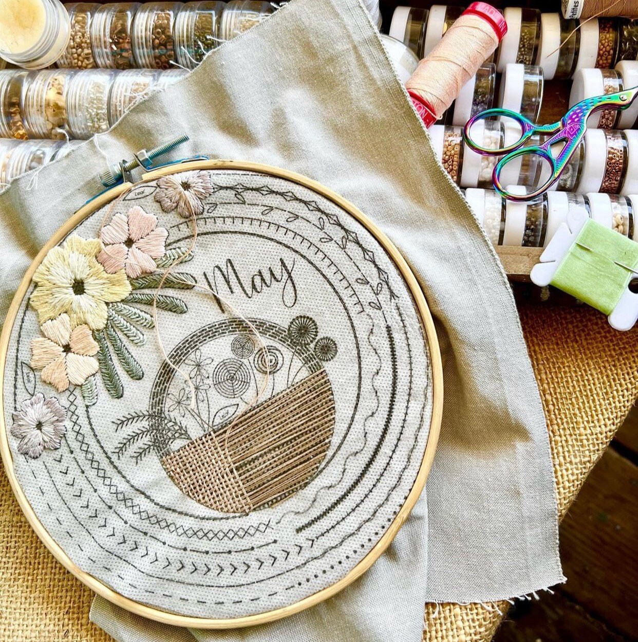 May Sampler Stitch *PDF* Pattern - Etsy