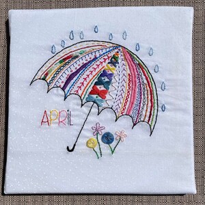 April Sampler Stitch *PDF* Pattern - Etsy