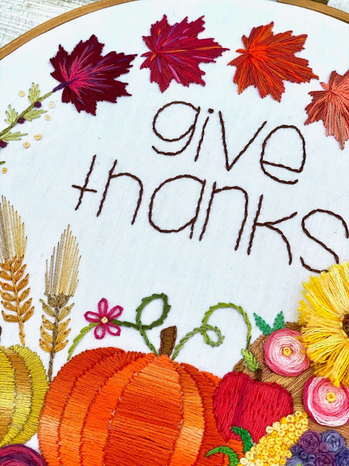 Give Thanks Stitch PDF Pattern - Etsy