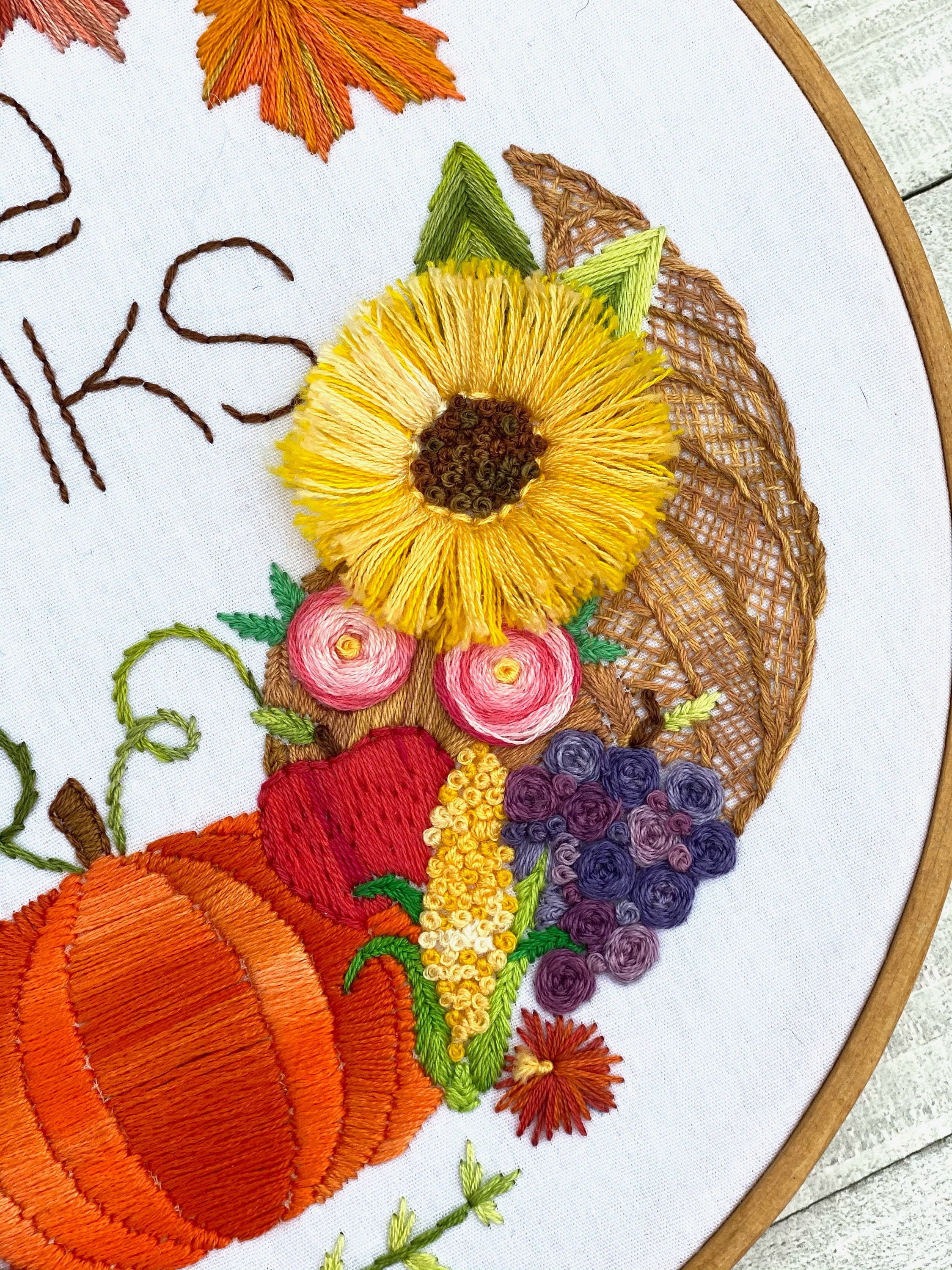 Give Thanks Stitch PDF Pattern - Etsy