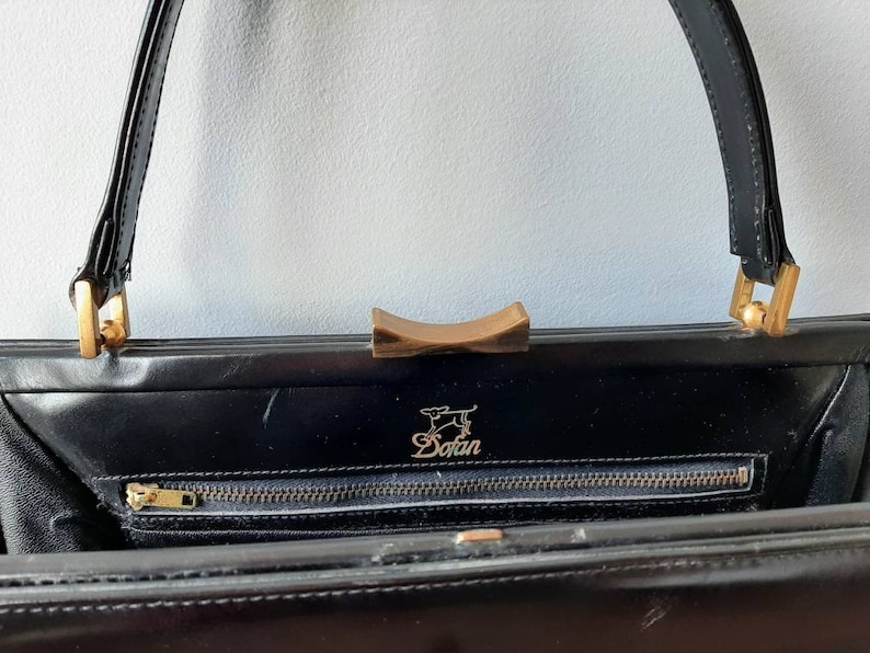 Vintage Dofan 1950s Top Handle Handbag - Etsy