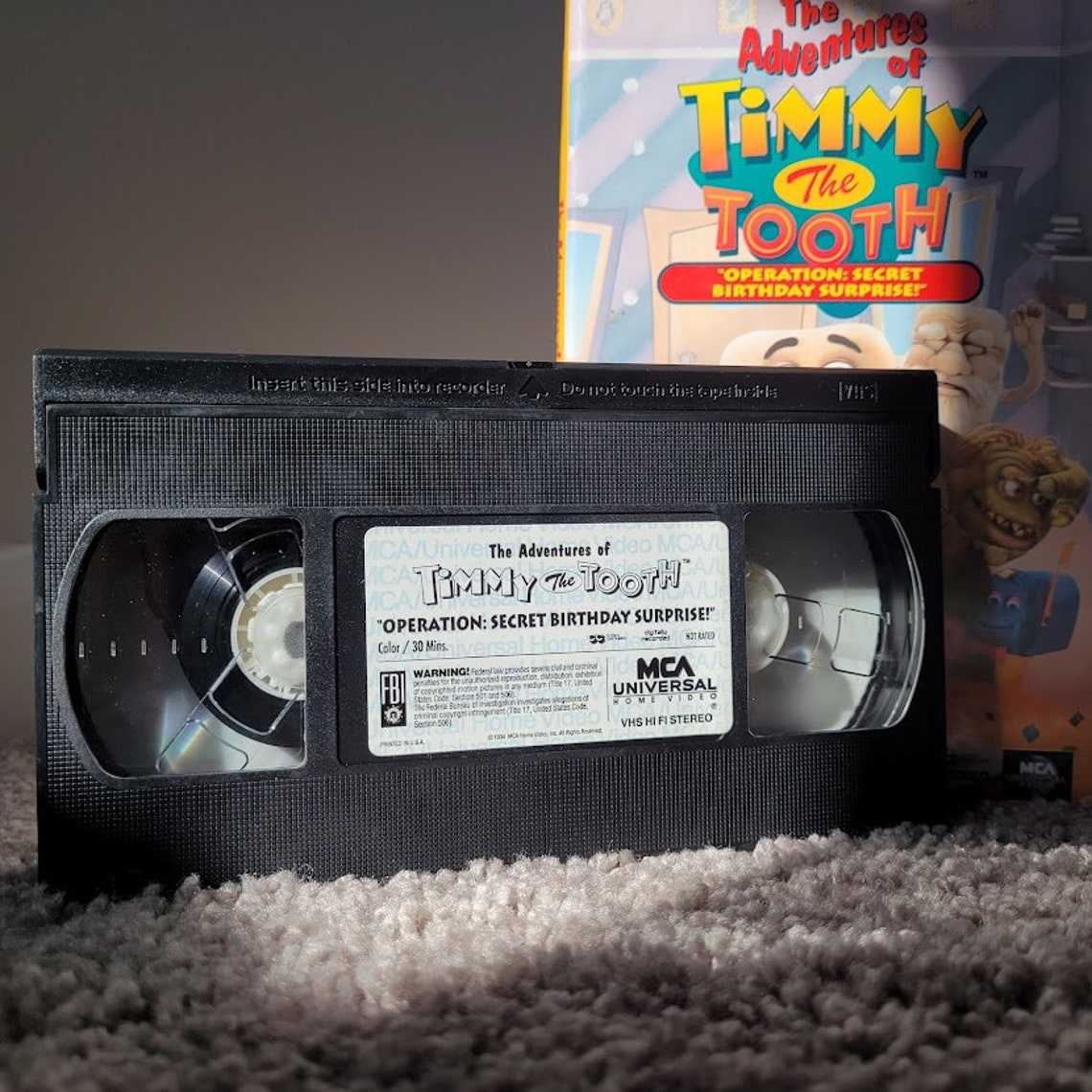 1994 Timmy the Tooth "operation: Secret Birthday Surprise" Vintage VHS ...