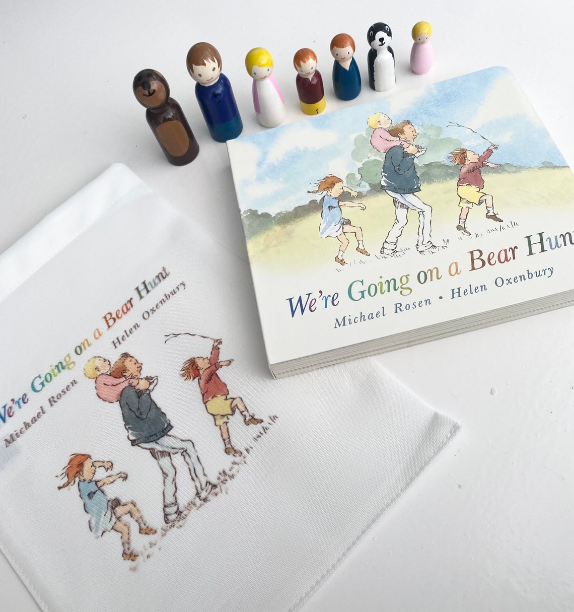 Filled Story Bag were Going on A Bear Hunt Handpainted - Etsy UK