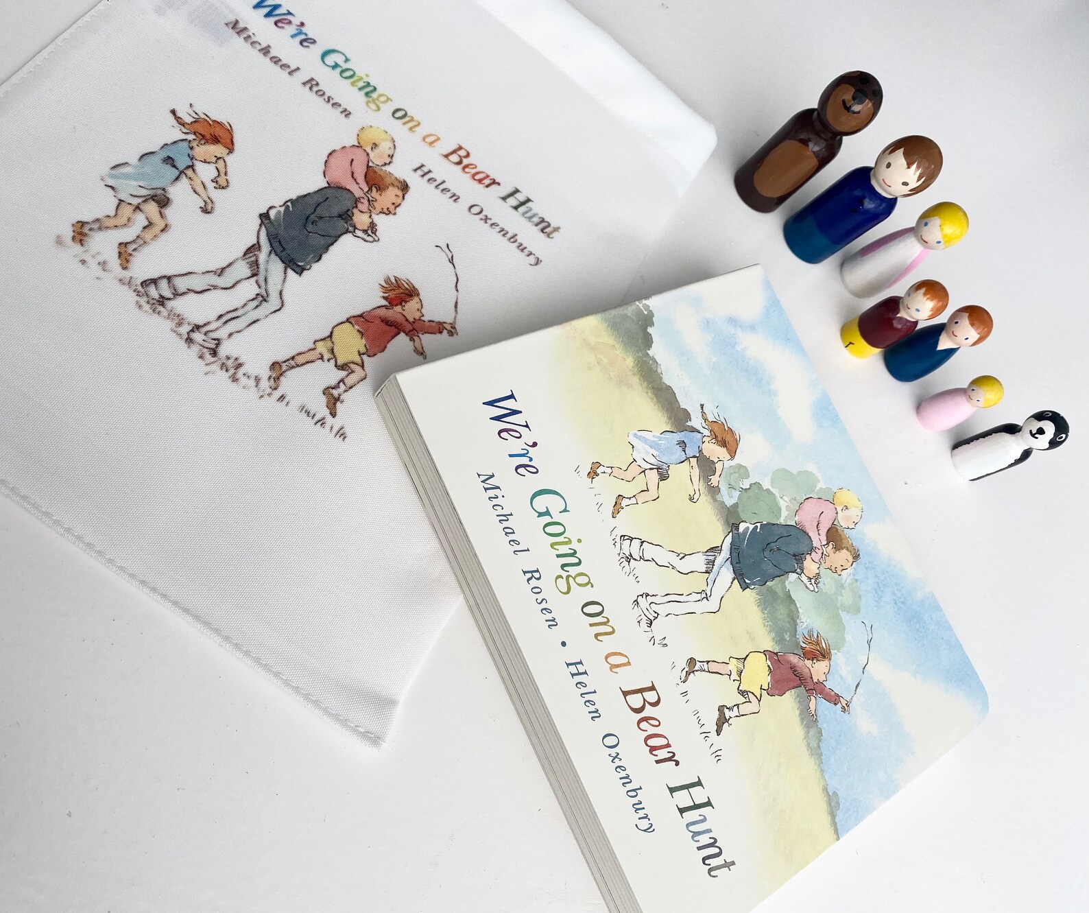 Filled Story Bag were Going on A Bear Hunt Handpainted | Etsy