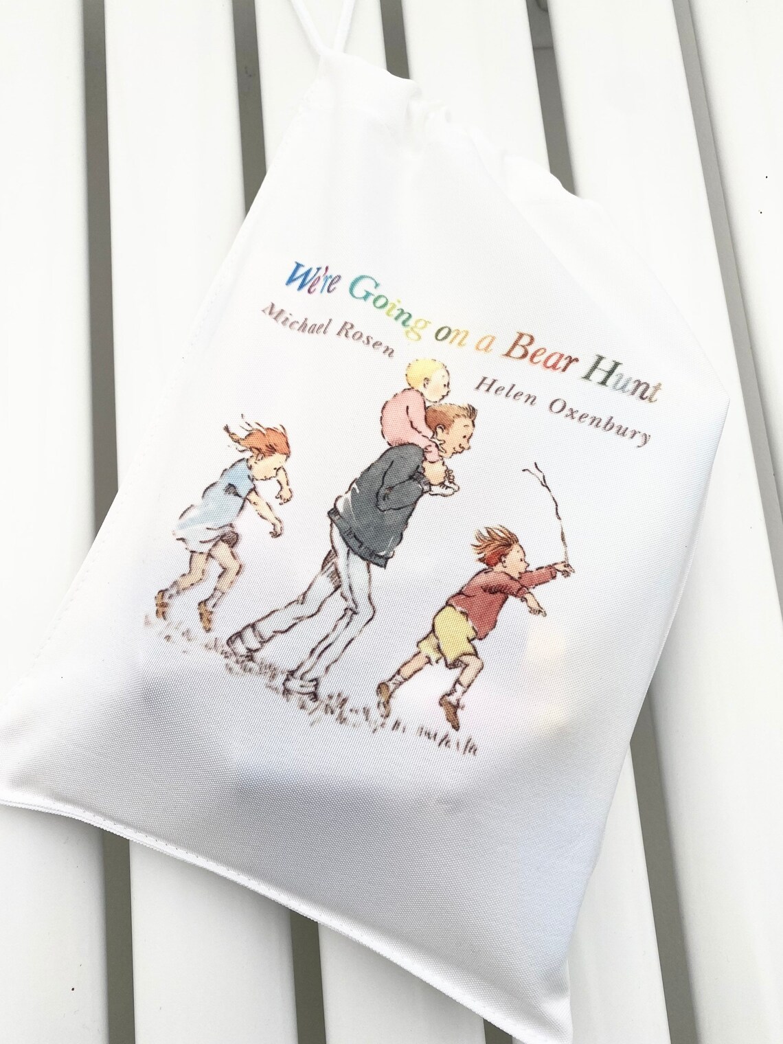 Filled Story Bag were Going on A Bear Hunt Handpainted - Etsy UK