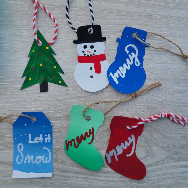 Hand Painted Tags - Etsy