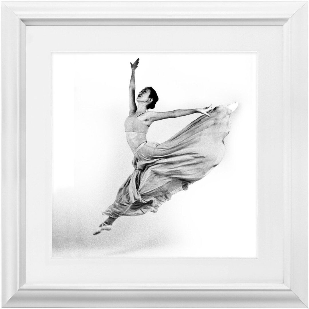 Contemporary Ballerina Leaping 1 square Framed Photo Contemporary Dance ...