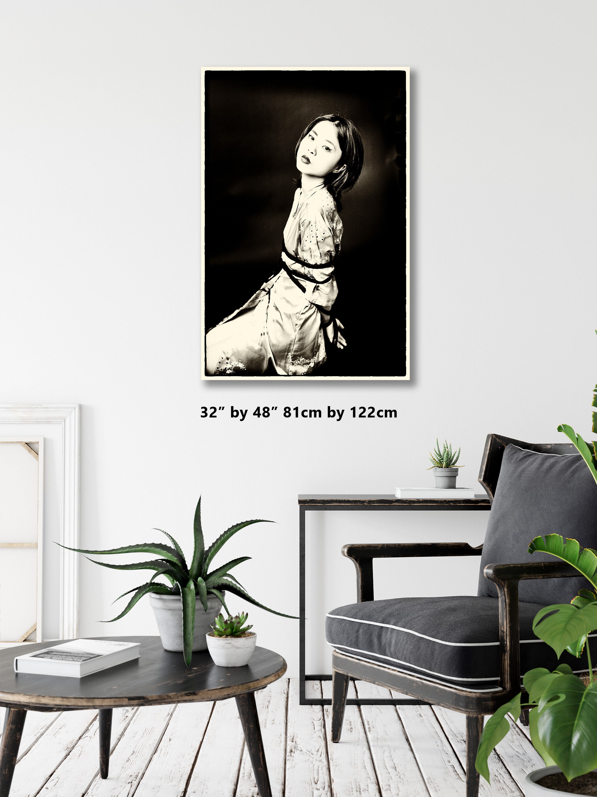 Shibari B N W 1 Stretched Canvas Shibari Photography Japanese Sex Art ...