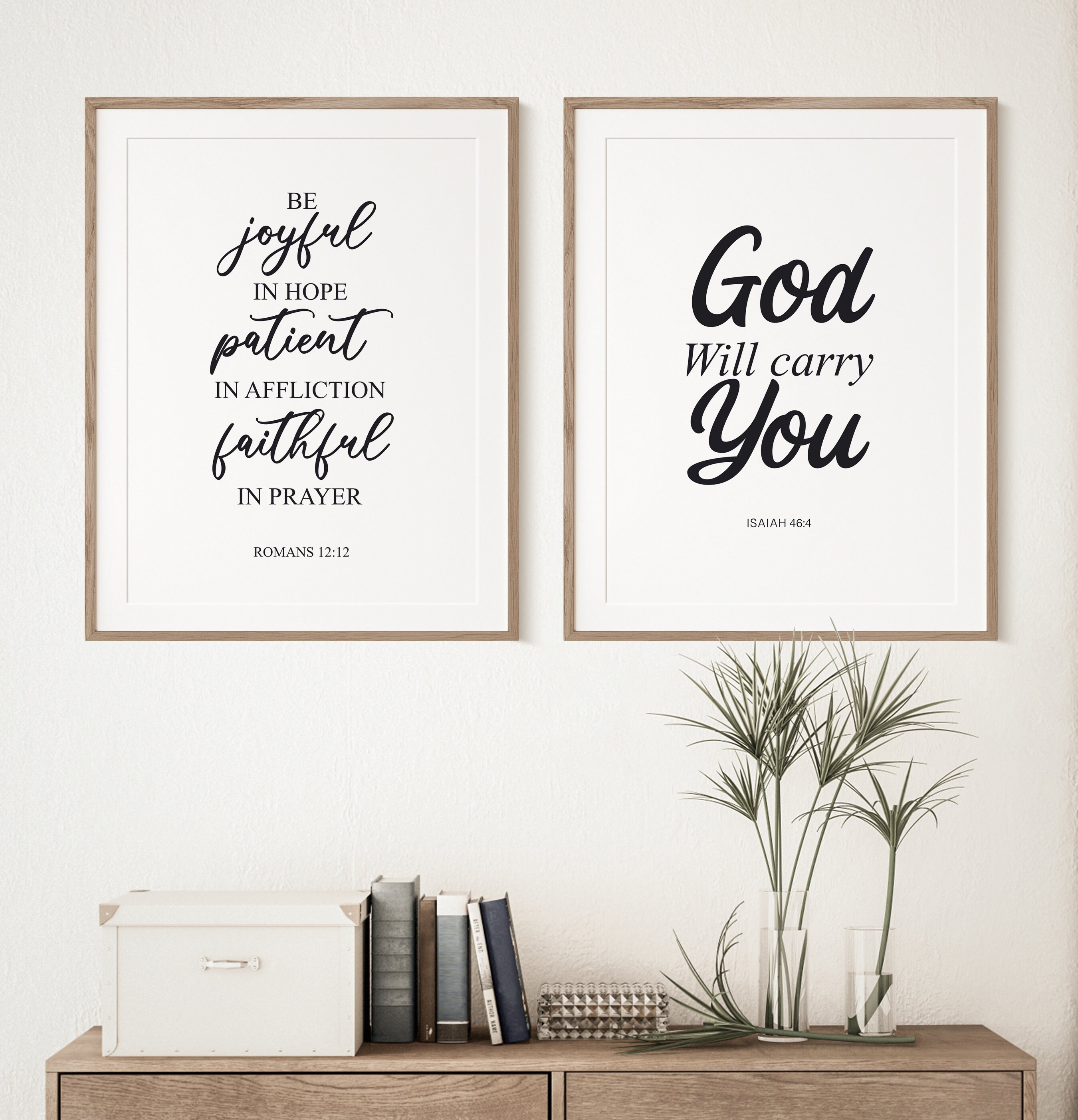 Bible Verse Poster, Printable Bible Verses, Minimalist Poster, Joyful ...