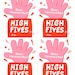 High Five Valentine, Sticky Hand Valentine,kids Valentine Printable ...