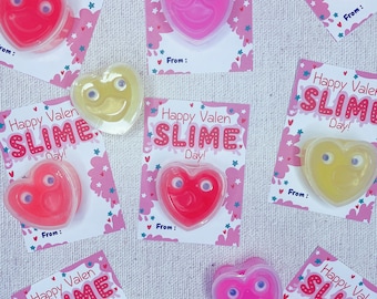 Slime Valentine Tag Printable - Instant Download - Etsy