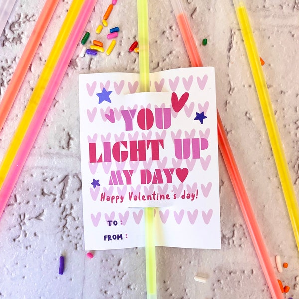 Valentines Day Glow Stick - Etsy