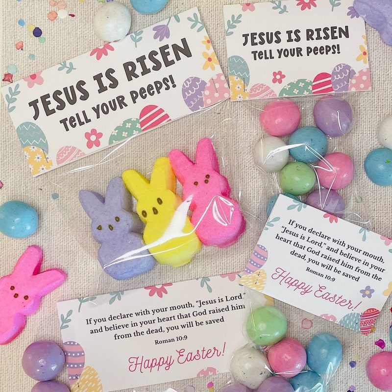 Jesus is Risen Tell Your Peeps - Etsy