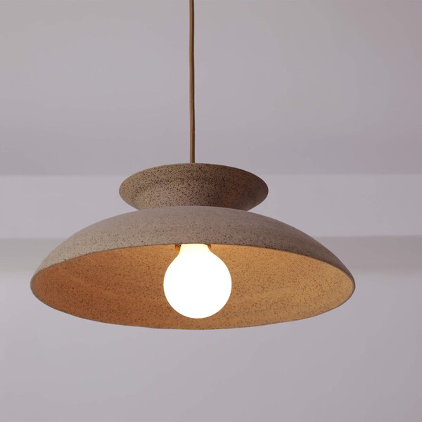 Ceramic Pendant Light - Etsy