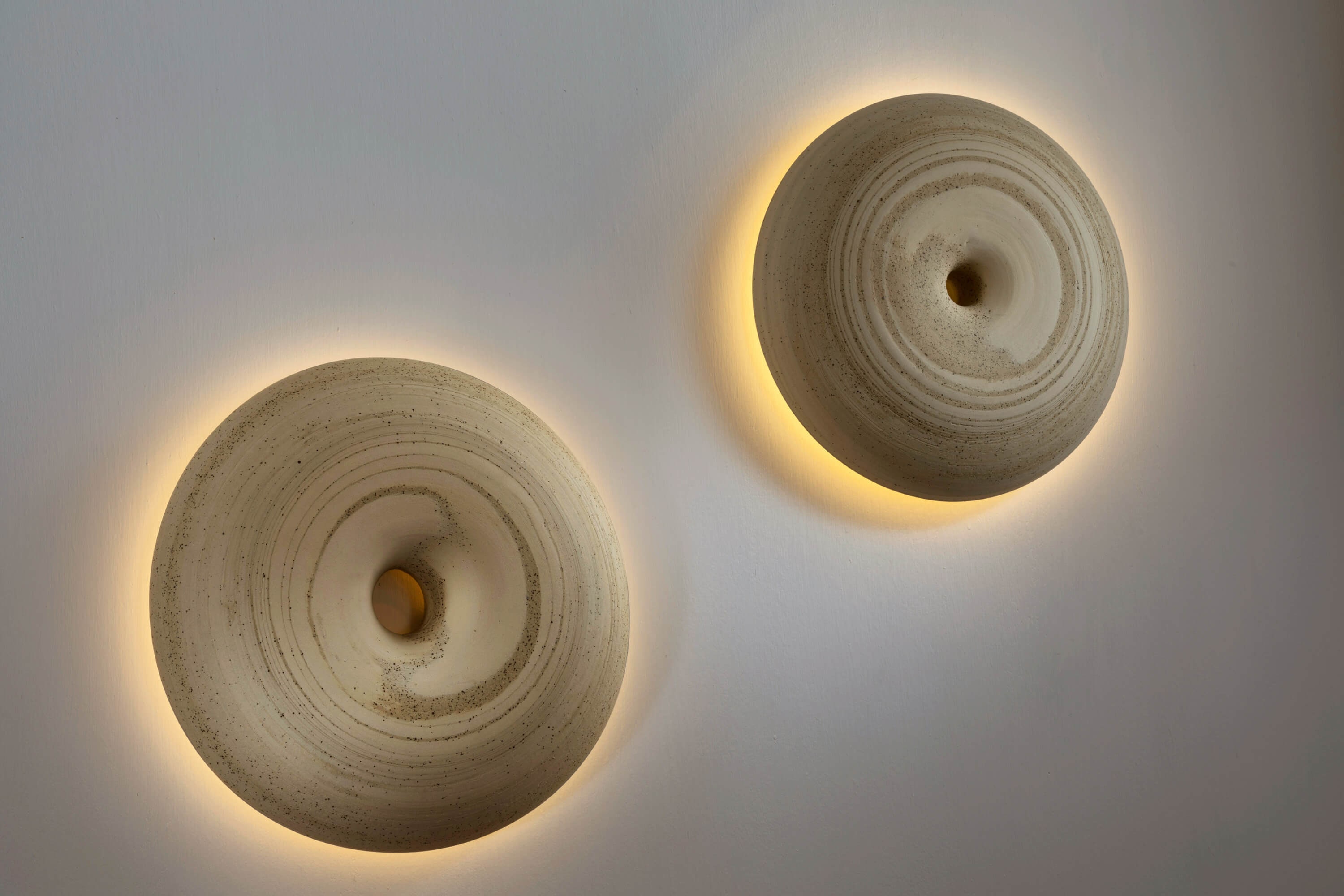 Unique Ceramic Lamp - Flush Wall Sconce - Dome Wall Lamp - Ceramic Wall ...