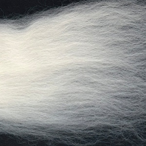 4.4 Lb on Sale Wool Roving, Roll Un-dyed White Wool Top Fiber Spinning ...