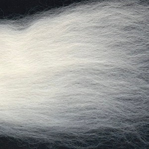 10 Lb Wholesale Wool Roving, Roll Un-dyed White Combed Wool Top Fiber ...