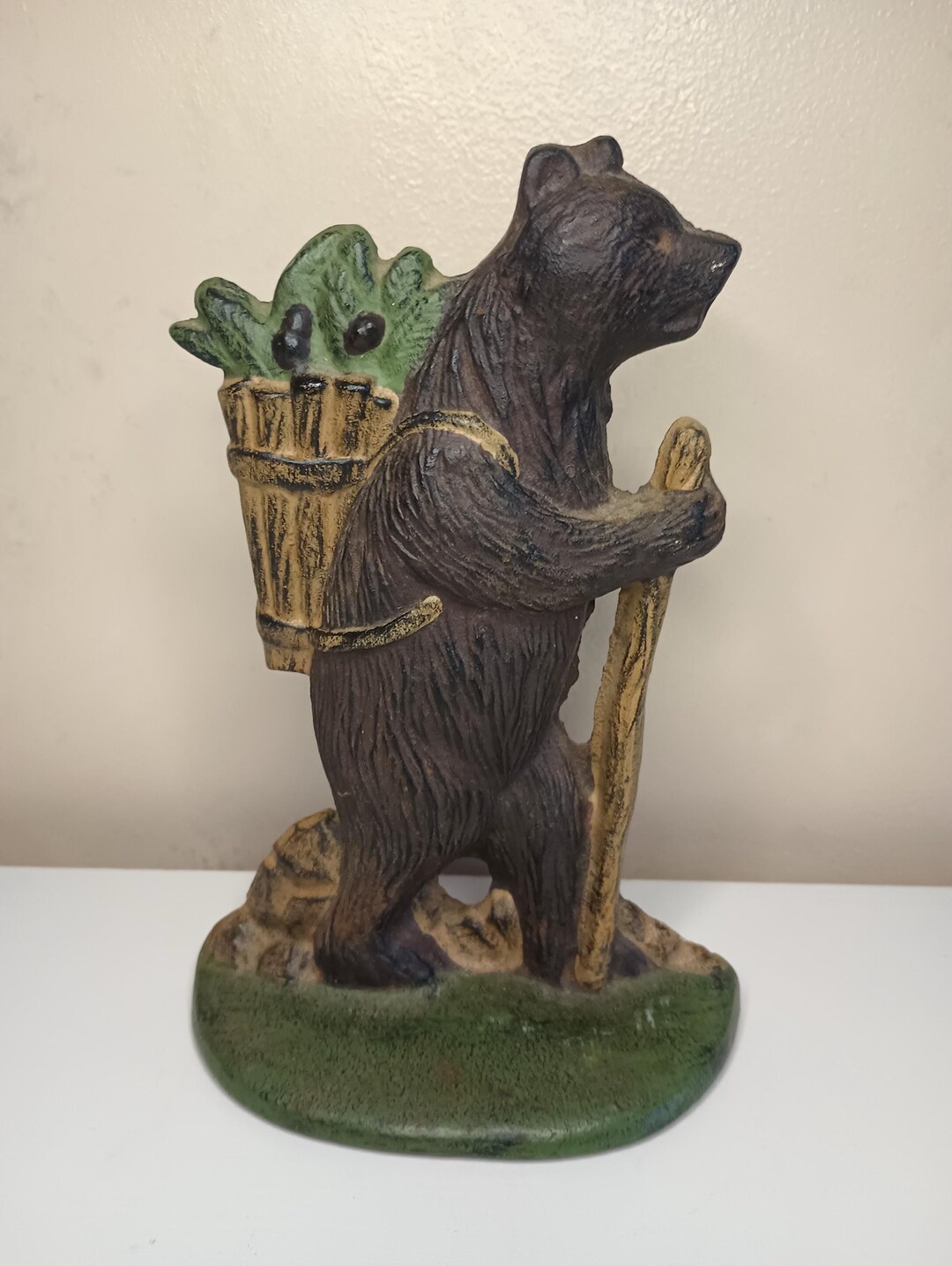 Vintage Cast Iron Bear Door Stop.4.5 X 7 - Etsy