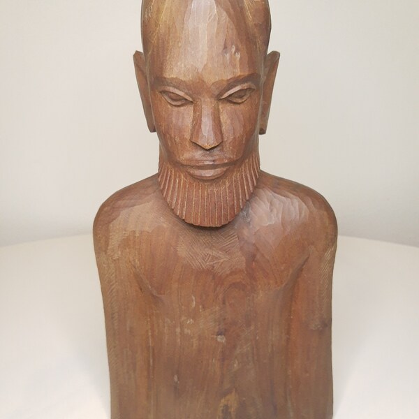 Carved Wood Man - Etsy