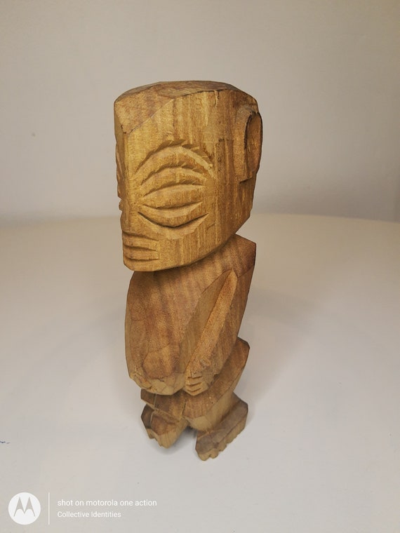 Hand Carved Tangaroa Figurine From Pacific Island Culture - Etsy