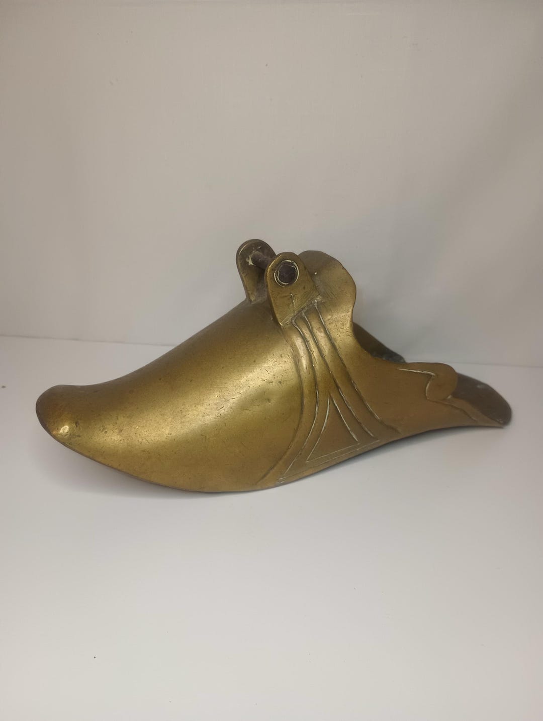 Antique Brass Shoe Stirrup Conquistador Spanish Colonial. 11" X 4" X 4 ...