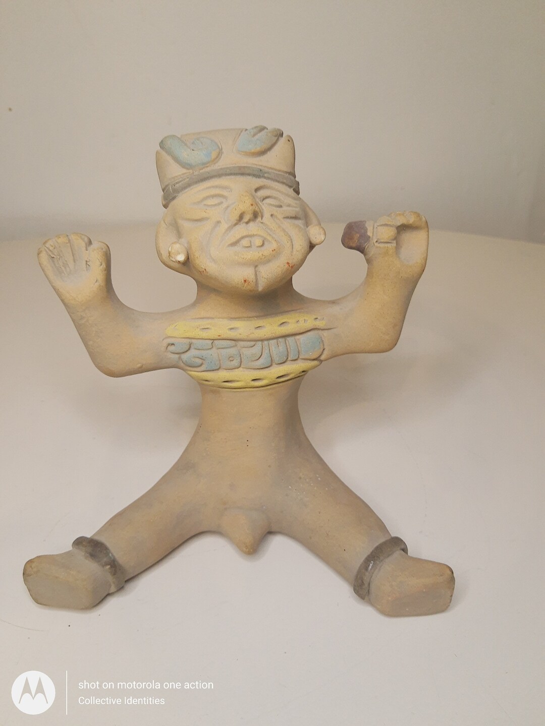 Mayan Aztec Statue Remojadas Clay Figurine.6.5 X 6 - Etsy