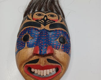 Native Carved Mask - Etsy