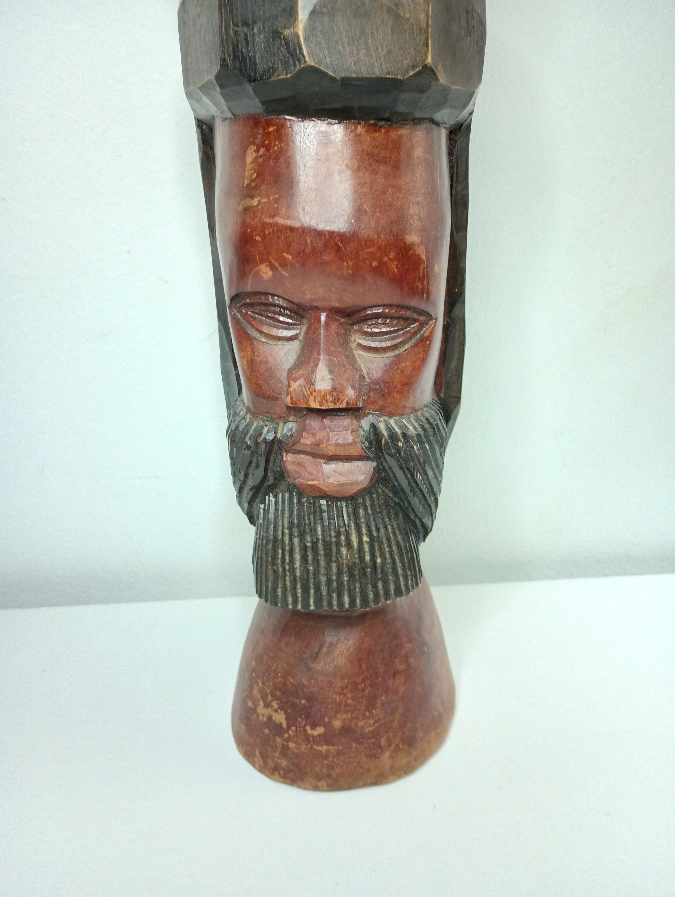 Vintage Hand Carved Wooden Jamaican Man Statue. 3" X 15" - Etsy