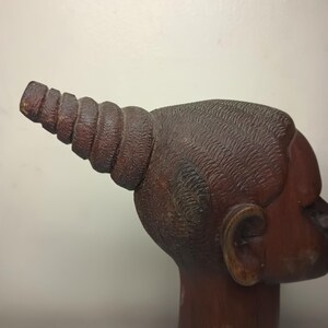 Beautiful Mid Century Wooden Carved African Man Sculpture.6" X 9" - Etsy