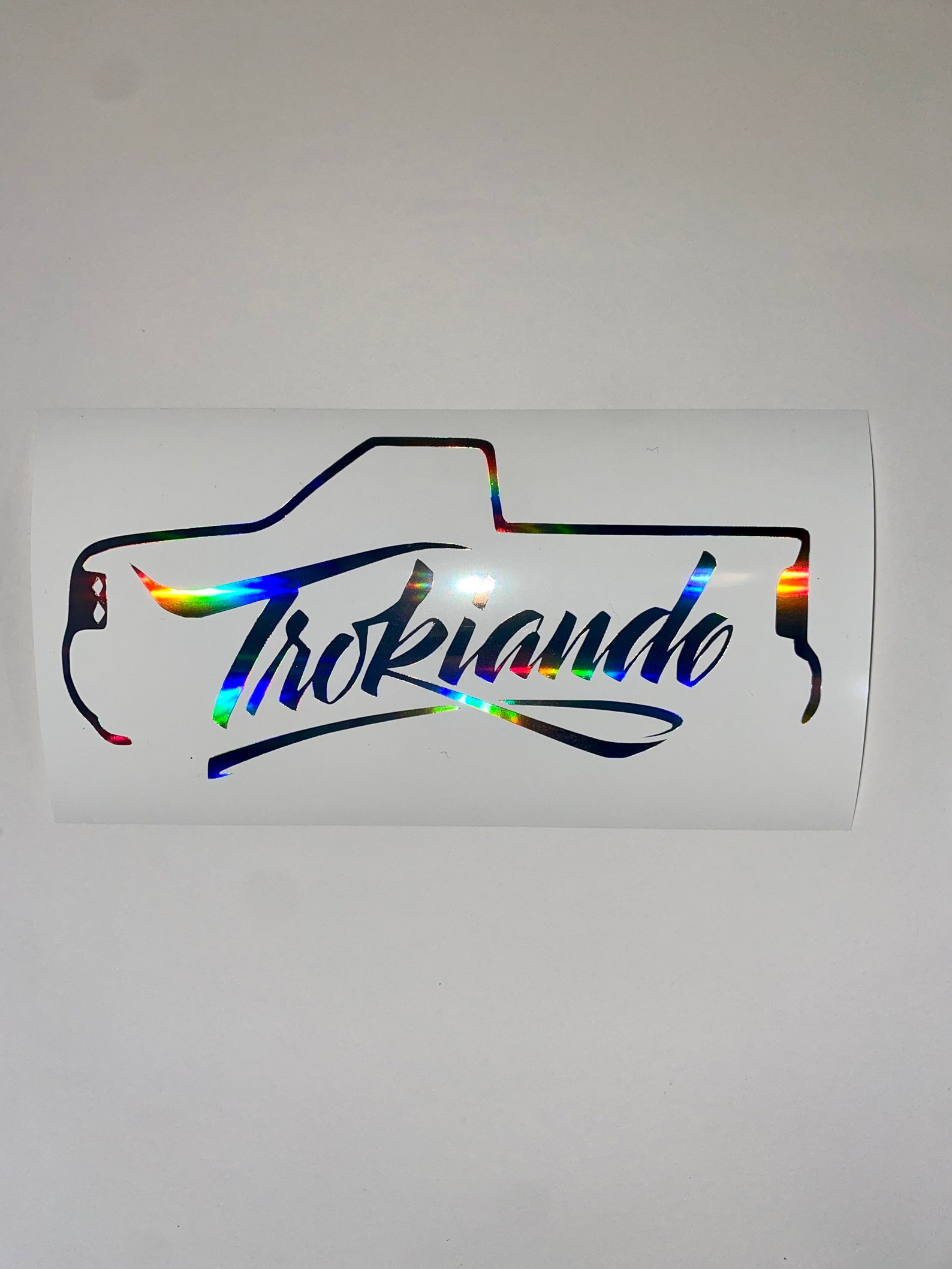 Trokiando Cuh Mamalona Car Decals No Quema Cuh Holographic Permanent ...