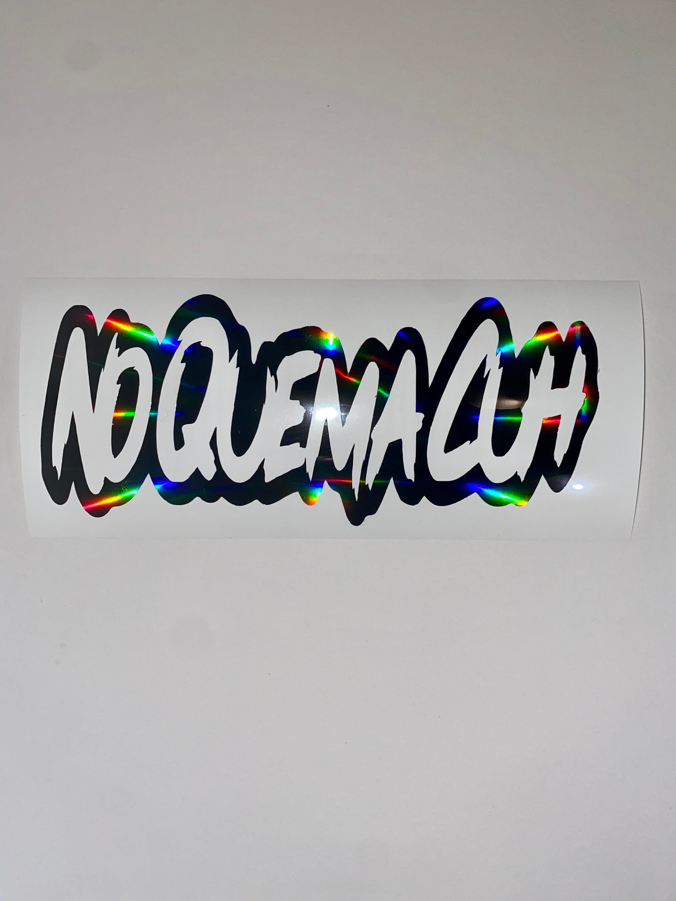 Trokiando Cuh Mamalona Car Decals No Quema Cuh Holographic Permanent ...