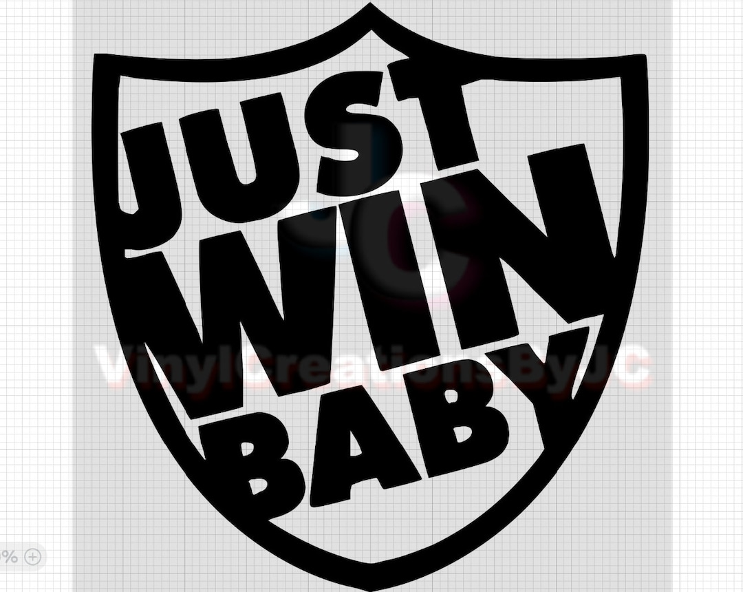 Just Win Baby Car Decal - Football Team Car Decals - Etsy