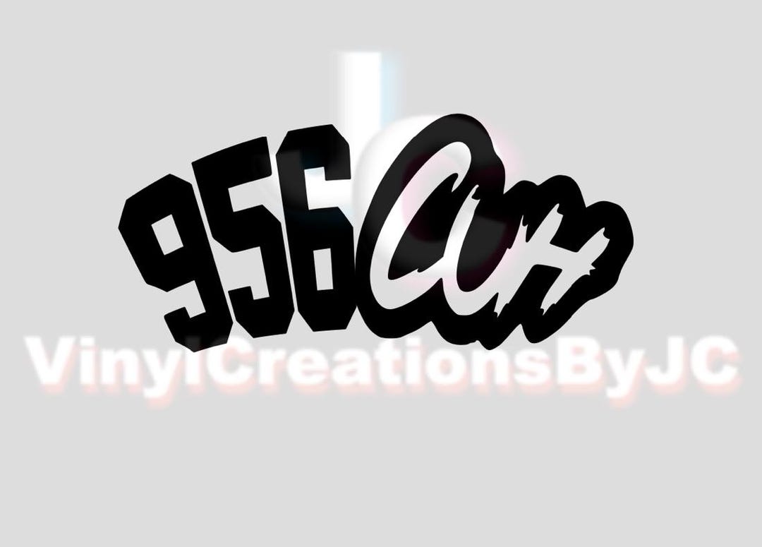 956 Cuh Decal - 956 Decal - Texas Decals - Etsy