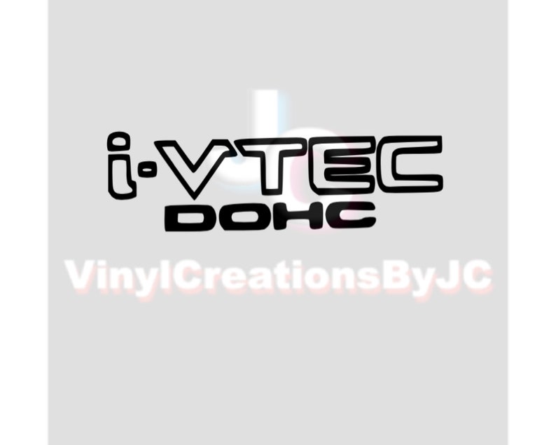 Ivtec DOHC Car Decal - Vtec Decals - I-vtec - Etsy