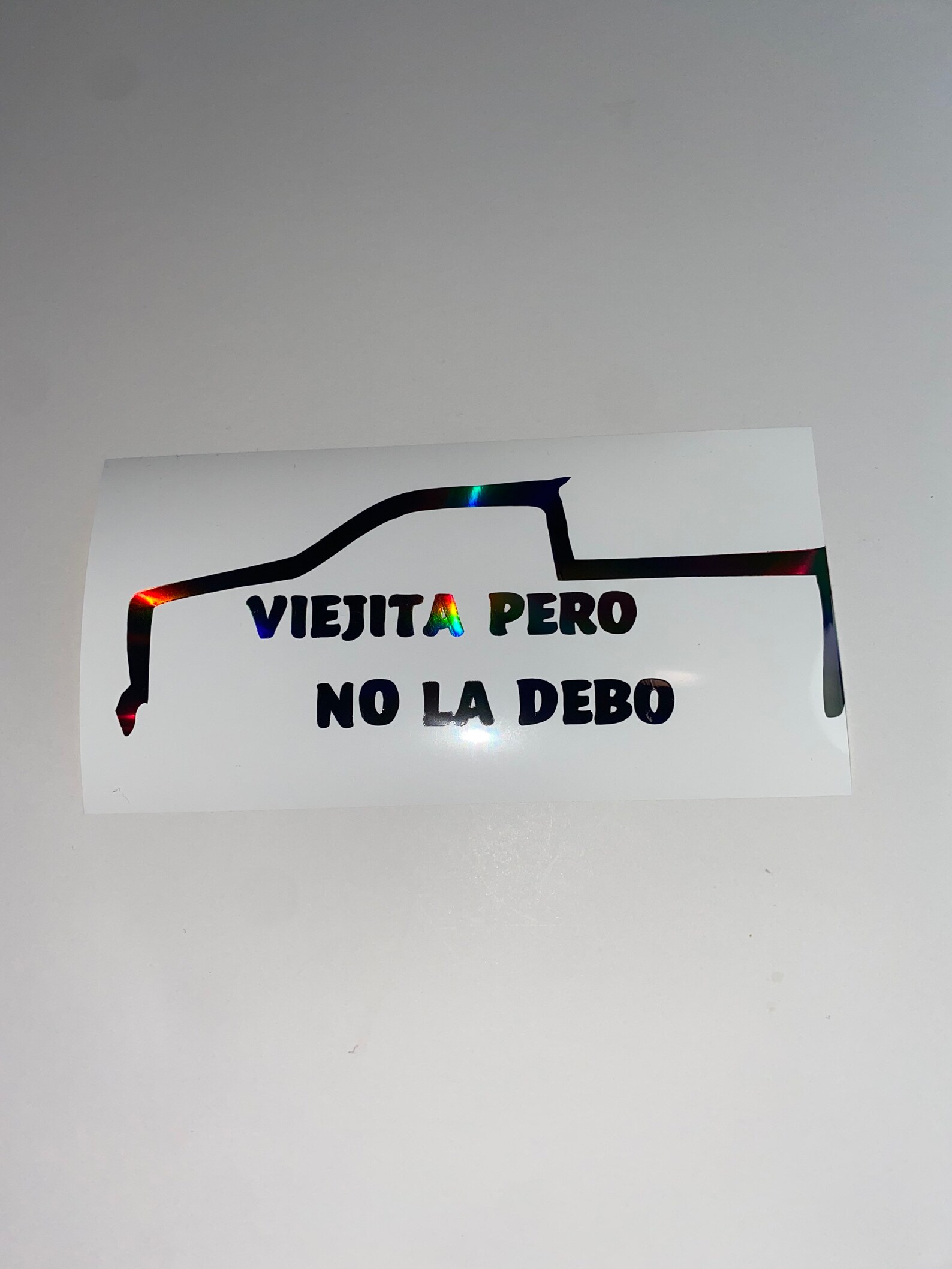 Trokiando Cuh Mamalona Car Decals No Quema Cuh Holographic Permanent ...