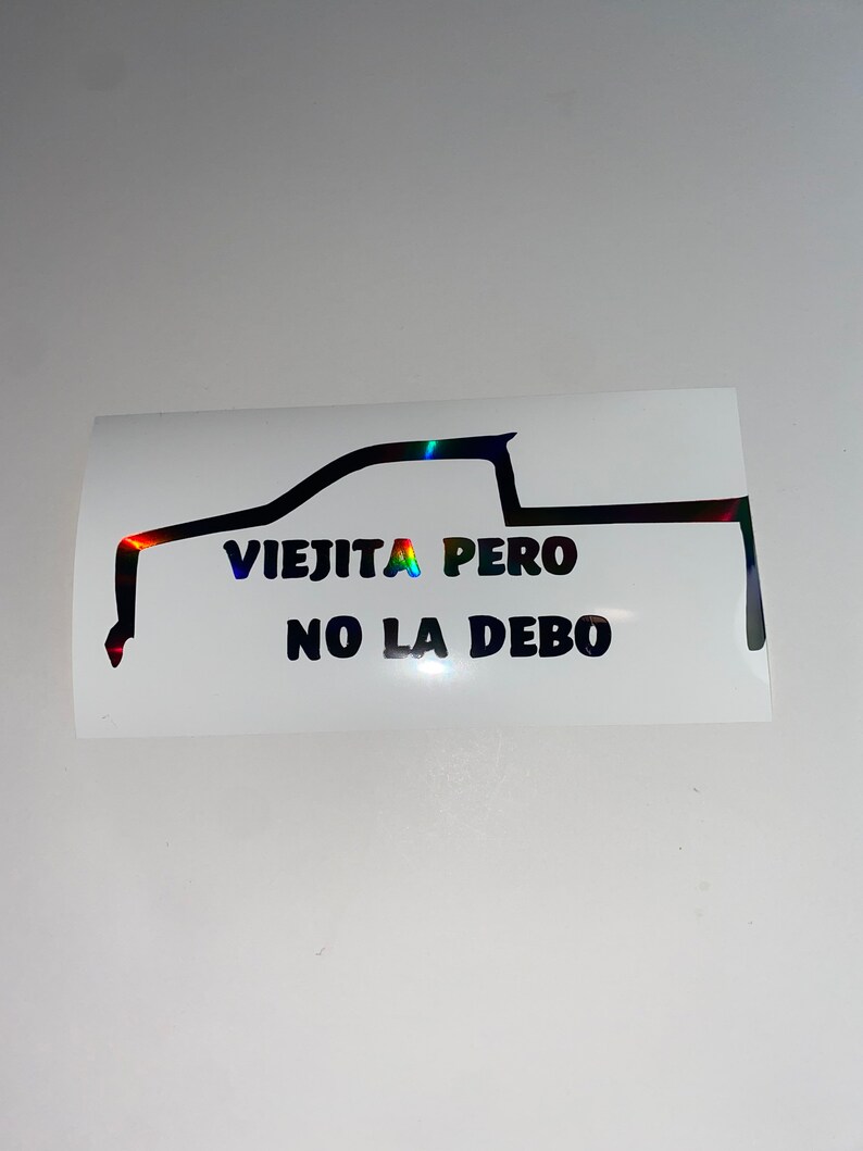 Trokiando Cuh Mamalona Car Decals No Quema Cuh Holographic Permanent ...