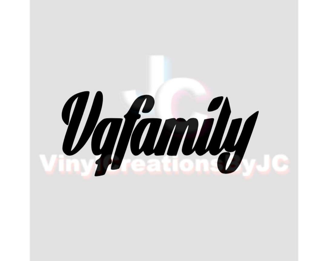 VQ Family Car Decal - Vq Family Car Vinyl Decal - Etsy