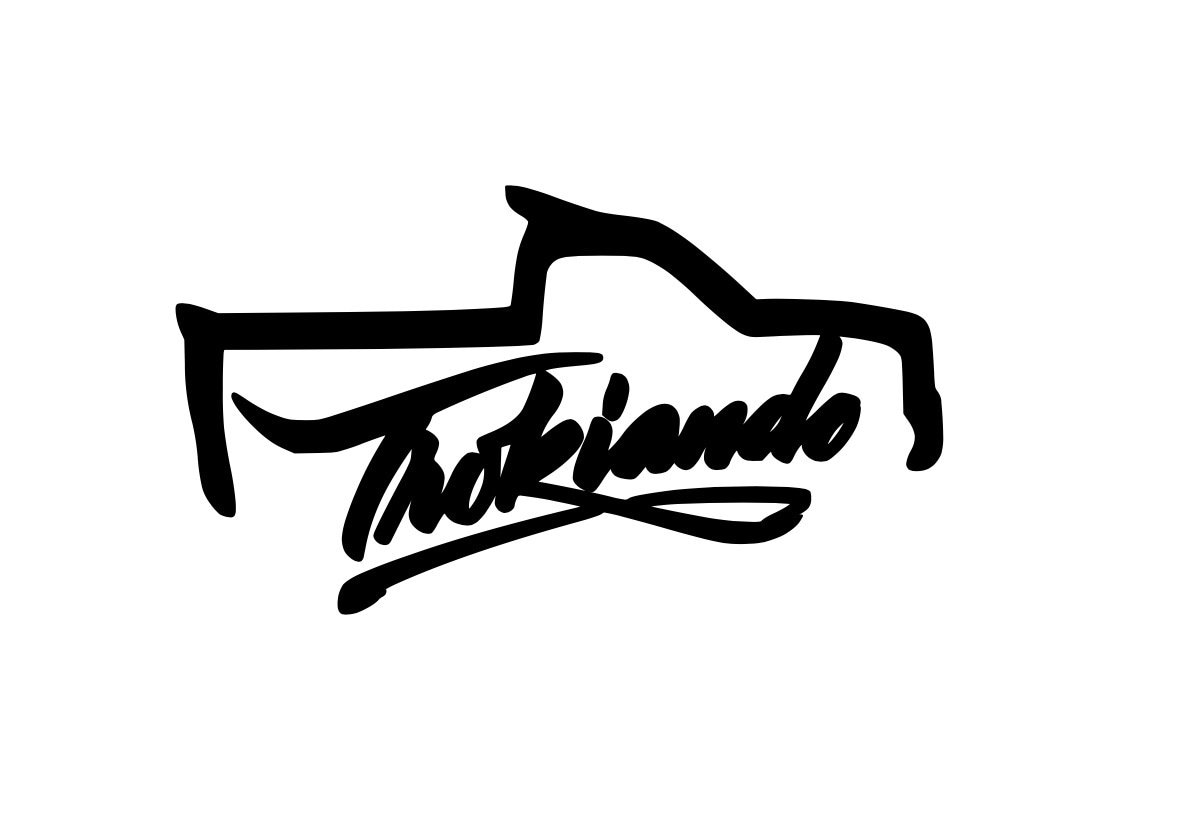 Trokiando Car Decal Trokiando Truckin Stickers - Etsy