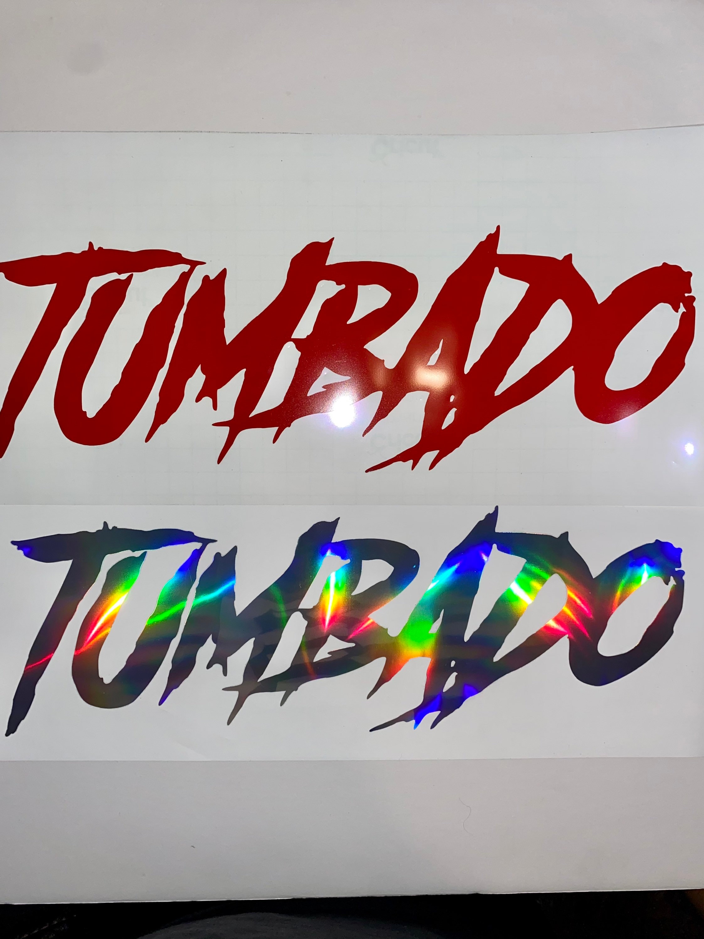 Tumbado Tumbada Big Car Decal - Custom Color Tumbado Window Vinyl ...
