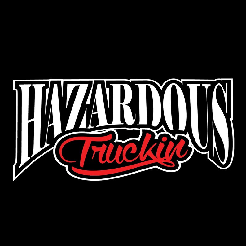 Hazardous Trucking PNG for Cricut - Etsy