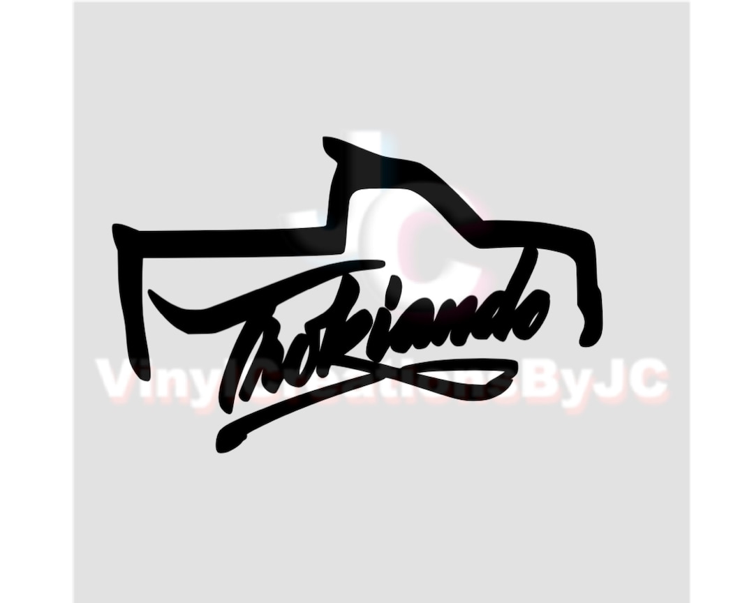 Trokiando Car Decal - Trokiando - Truckin Stickers - Etsy
