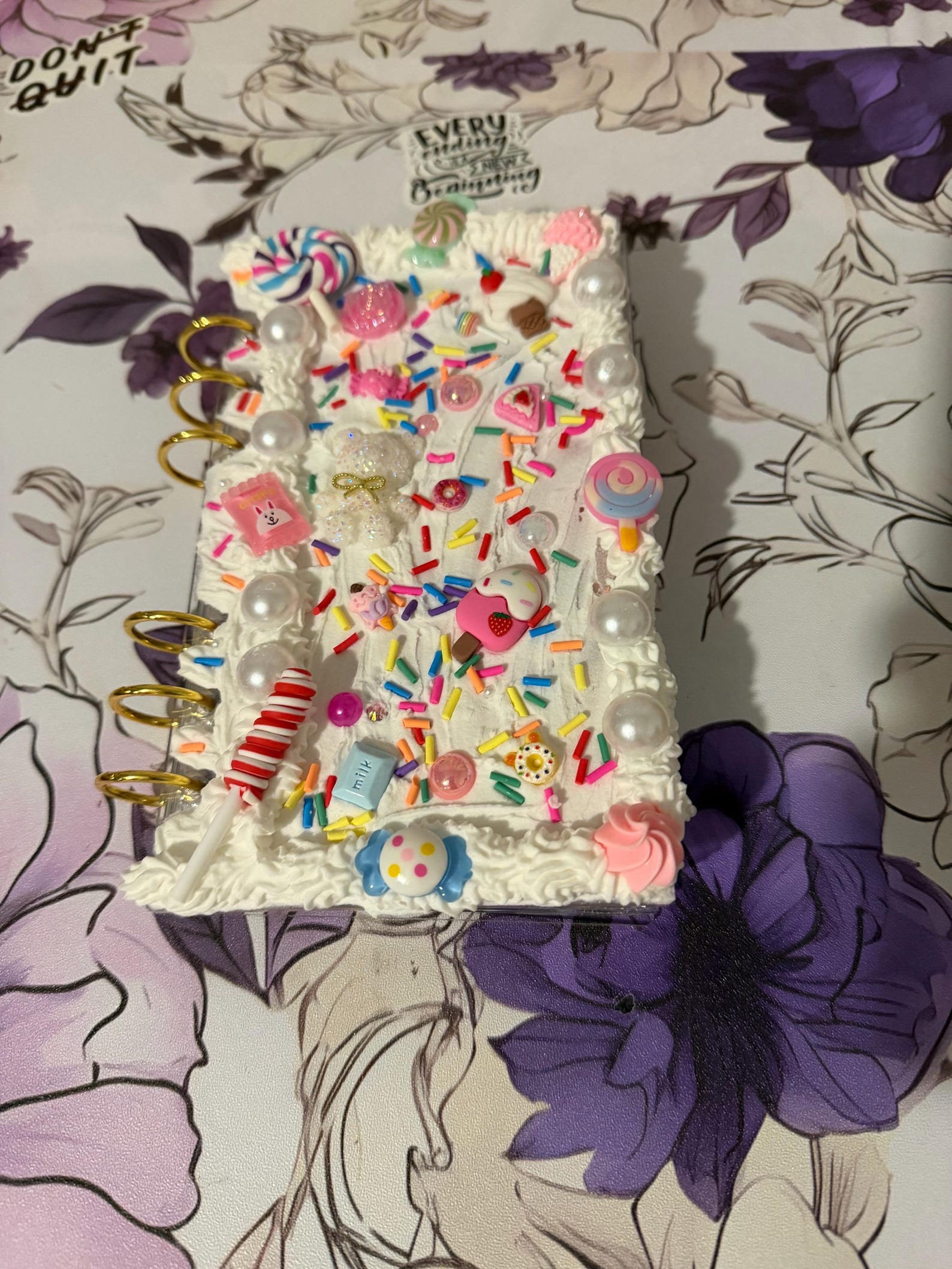 Sweet Candy Themed Acrylic Binder - Etsy