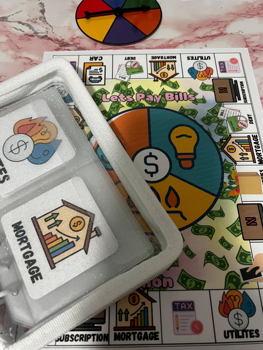 Let’s Pay Bills Board Game - Etsy