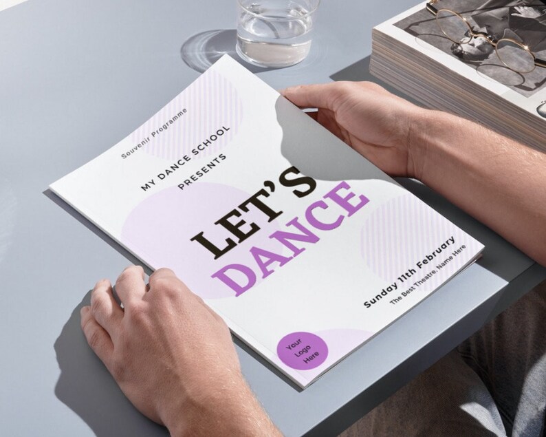 Dance Show Programme Template | Recital Program | Event Running Order ...