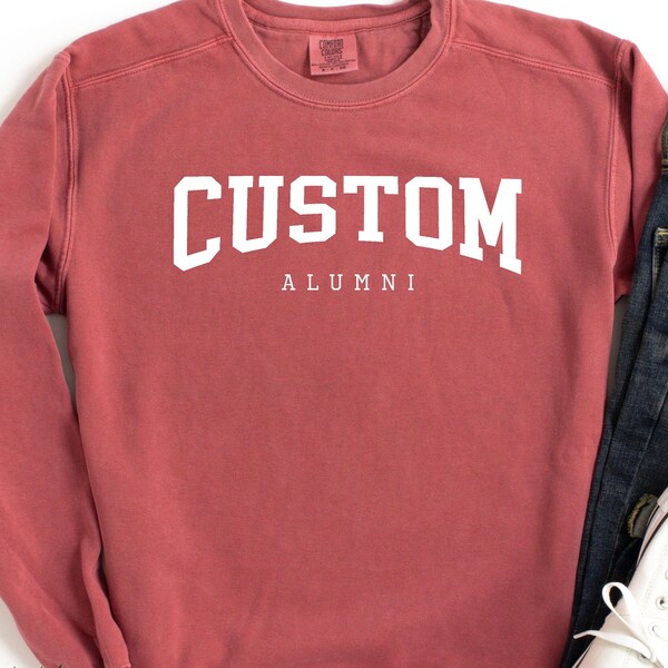 College Sweatshirt - Etsy