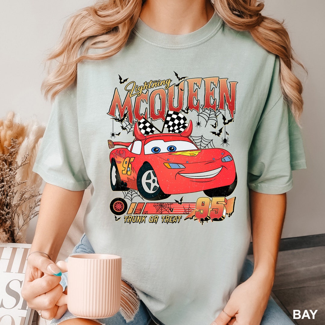Lightning Mcqueen and Friends Halloween, Cars Halloween Shirt, Mcqueen ...
