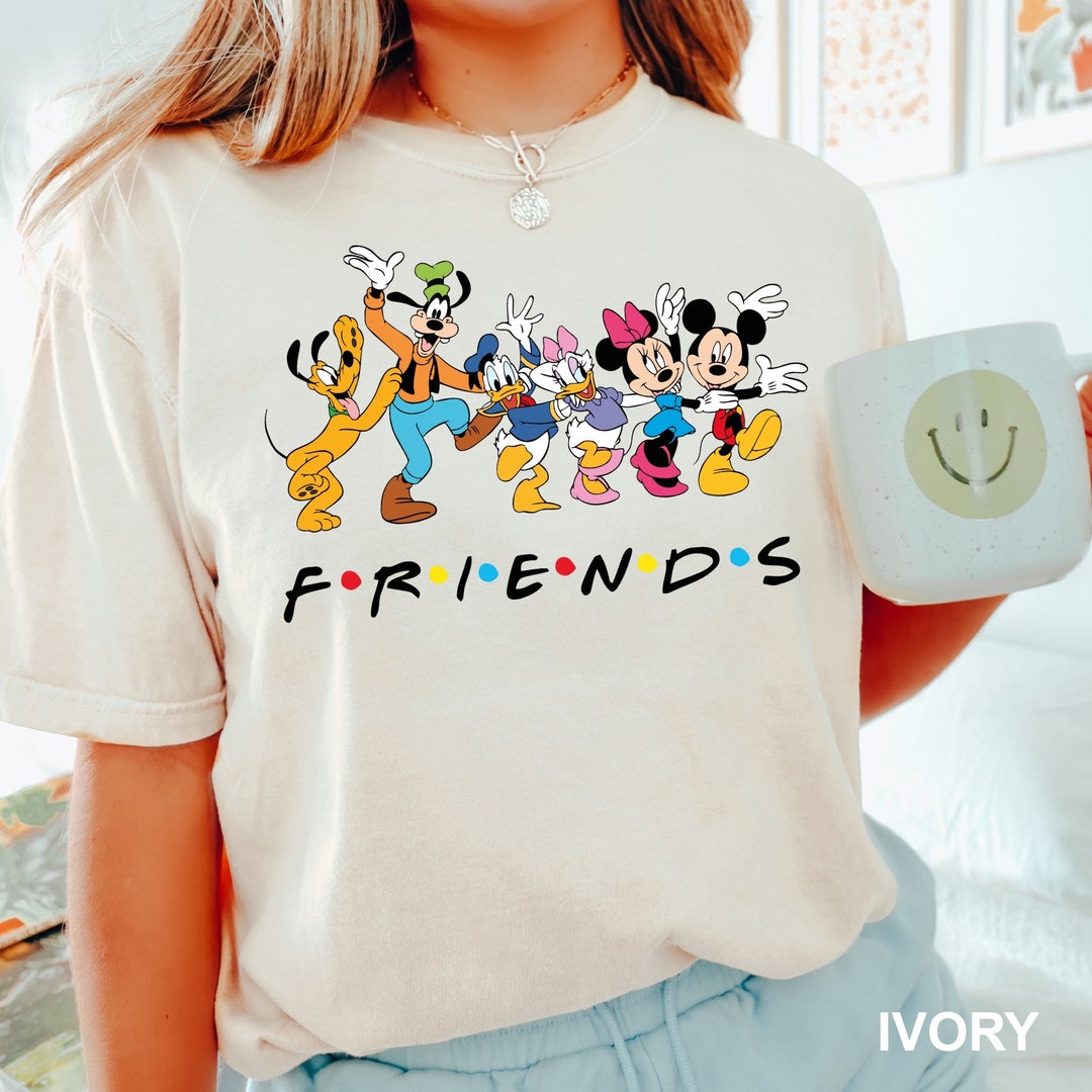 Disney Friends Shirt, Comfort Colors Disney Shirt, Disney Family Shirt ...