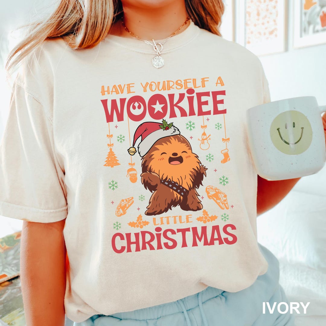 Star Wars Wookiee Christmas Shirt, Comfort Colors Shirt, Wookiee ...