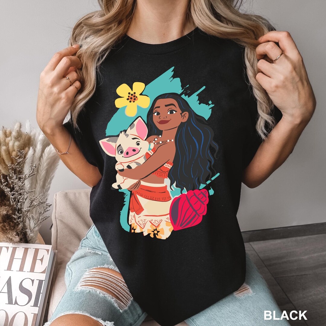 Disney Moana and Pua Shirt, Comfort Colors Disney Shirt, Disney Moana ...
