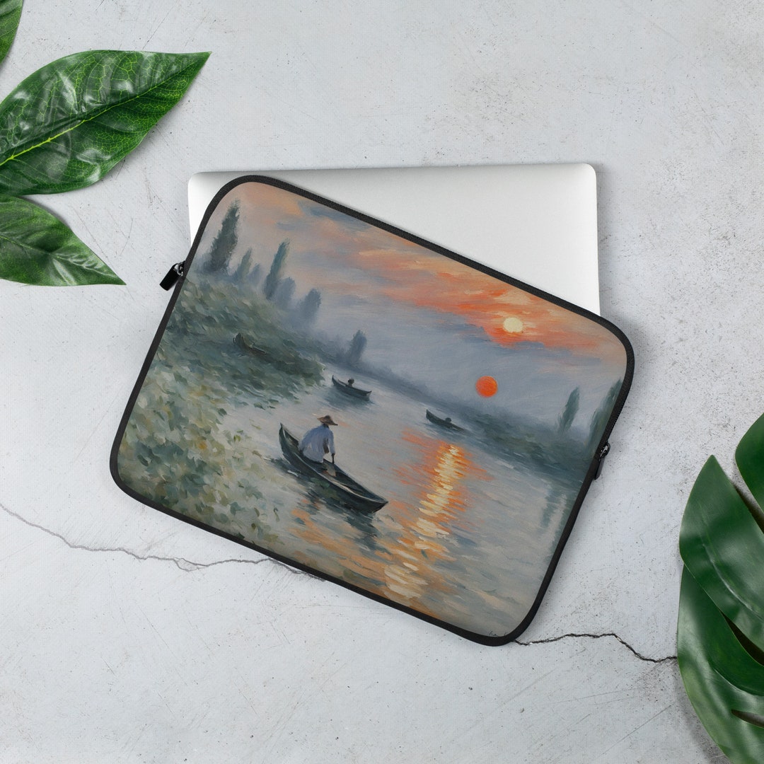 Monet Style Painting Laptop Sleeve - Aesthetic Laptop Case - MacBook ...